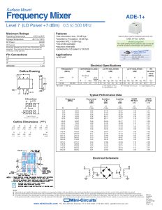 ADE-1 Double-Balanced Diode-Ring Mixer « Mostly DIY RF