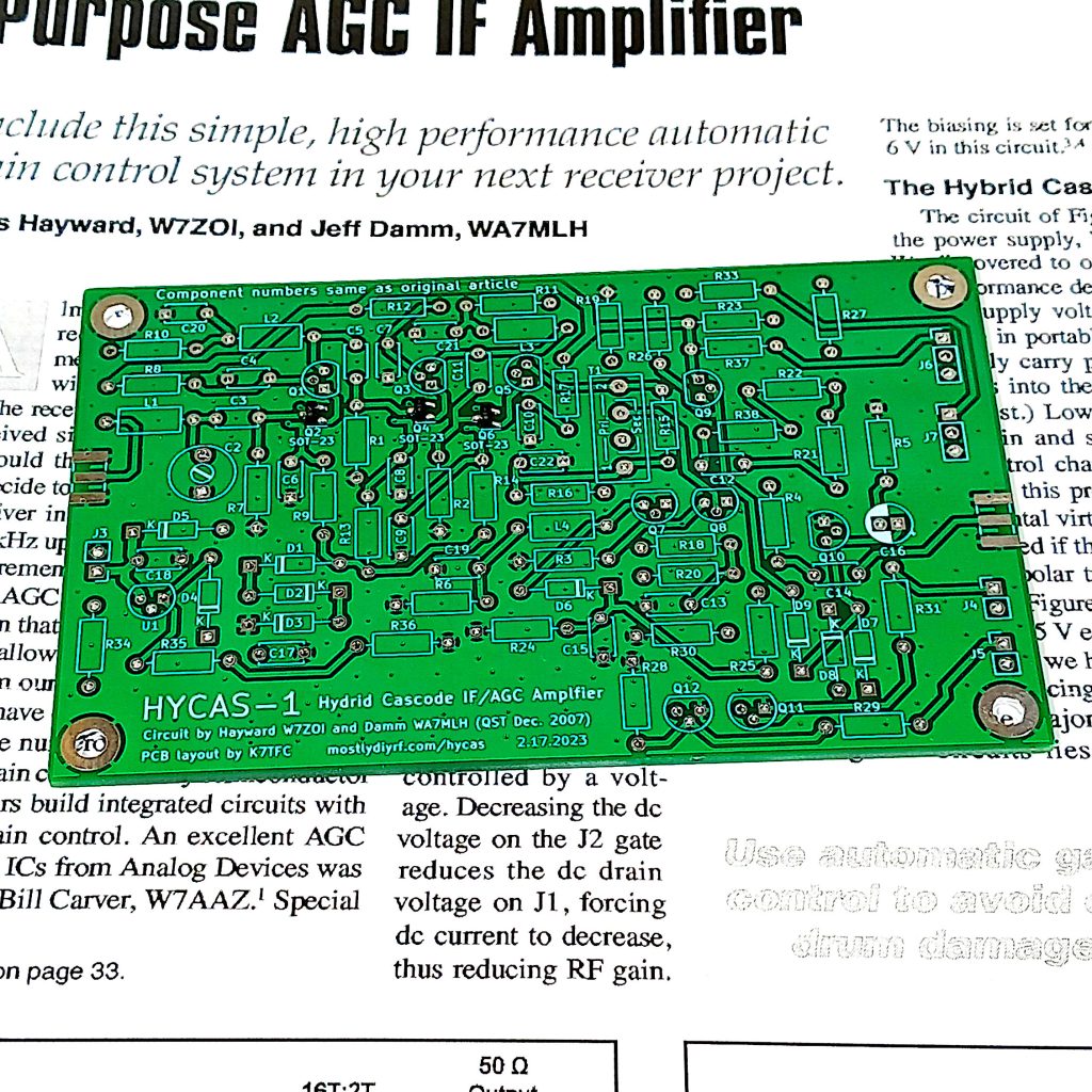HyCas IF Amplifier with AGC « Mostly DIY RF